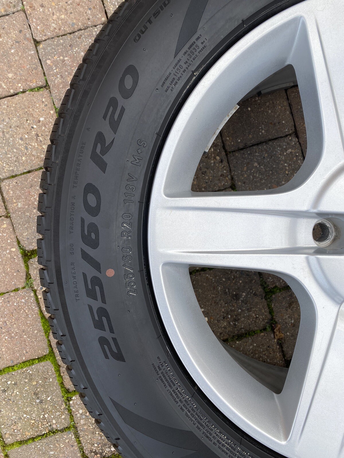 20” New Defender Style 5094 Satin silver Alloy Wheels And Tyres | eBay UK