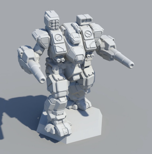 Battletech Warhammer IIC Mech + Pilot Cards Alpha Strike Clan Heavy ...