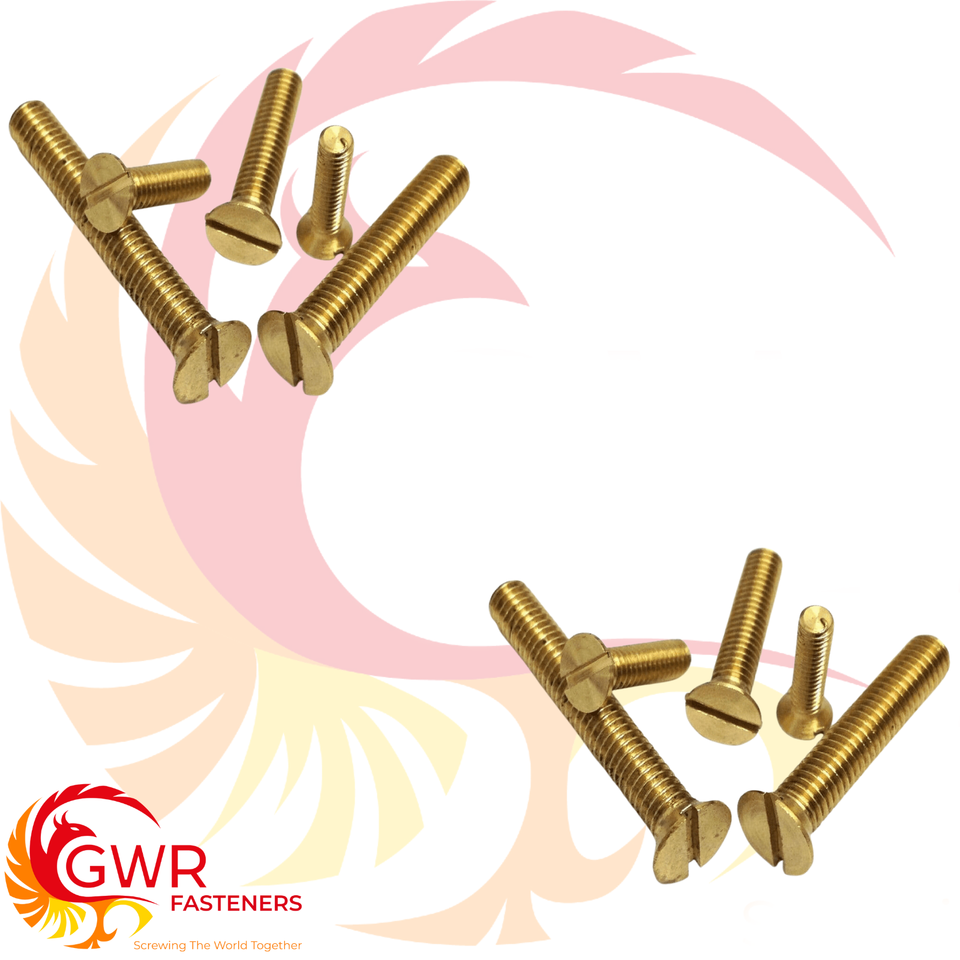 2BA 3BA 4BA 5BA 6BA 8BA 9BA 10BA Brass Countersunk Head Screws ...