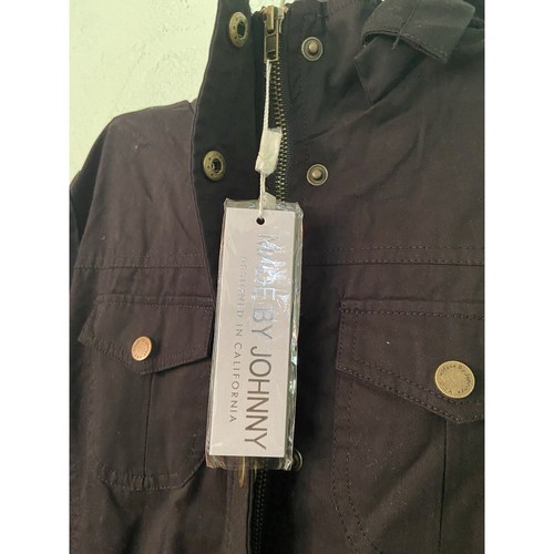 Made By Johnny MBJ Womens Military Anorak Safari Hoodie Jacket Medium ...