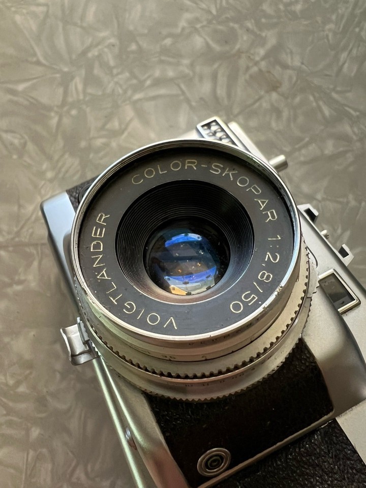 Voigtlander Vitessa T Rangefinder Film Camera 50mm F2.8 Color-Skopar ...