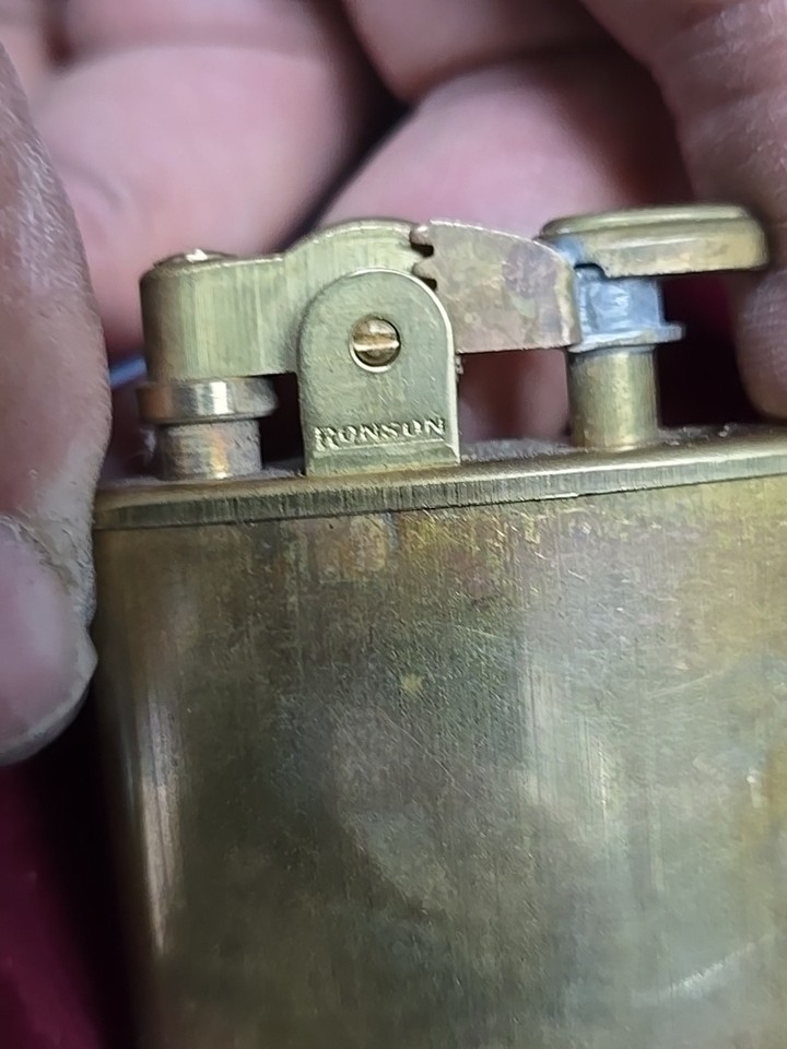 Ronson Standard oil lighter SATIN GOLD, incredible U.S. model 1943, | eBay