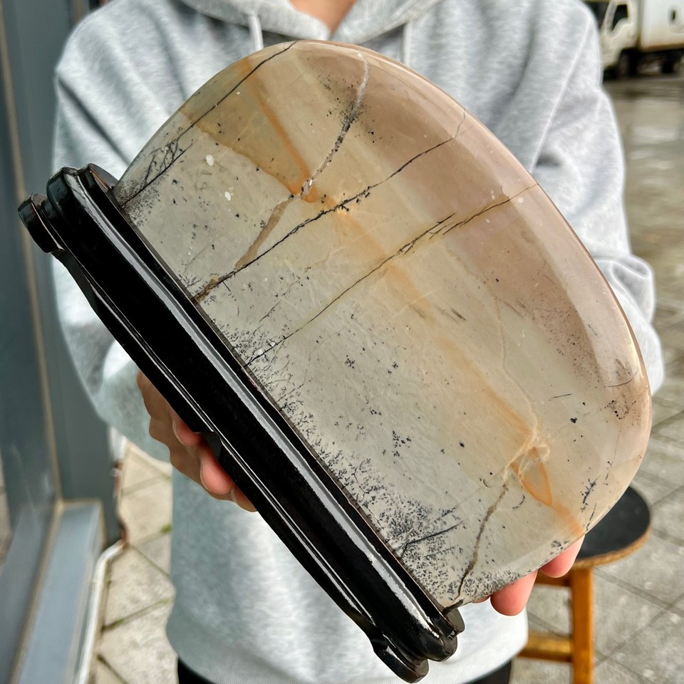 3.9LB Natural Chinese tree shaped limestone image, stone made rural ...