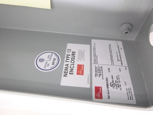 Hoffman Nema 12 Enclosure Junction Box 10X8X4.5" A1008CH/SPL | eBay