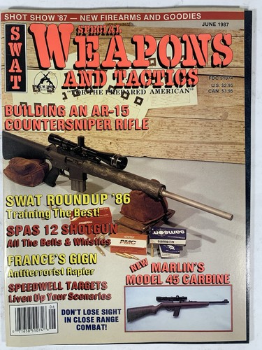 SWAT Survival Weapons and Tactics Magazine Combat June 1987 | eBay
