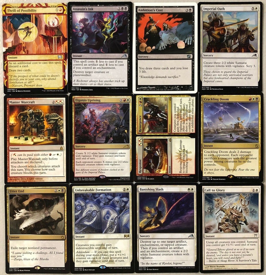 EDH Samurai Deck - Commander MTG Magic the Gathering | eBay