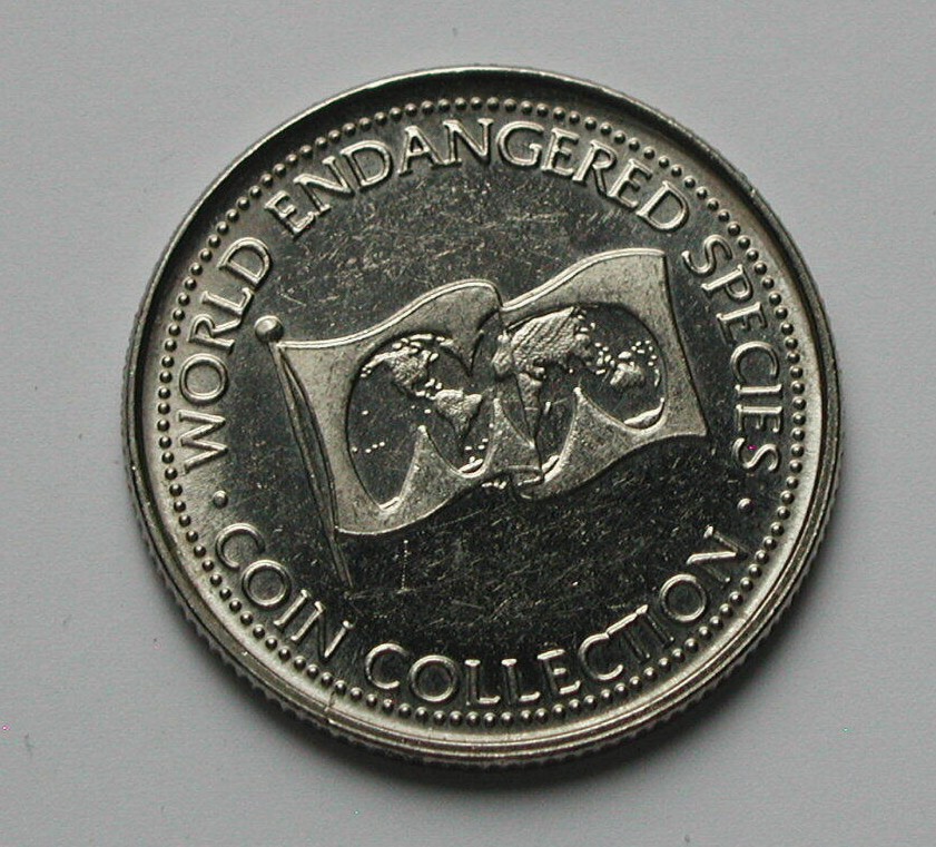 World Endangered Animal Species Coin Collector Souvenir Medal - Beluga ...