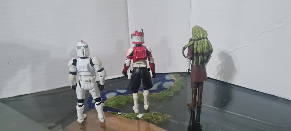 Star Wars Clone trooper custom Commander Fox Master Jedi Kit Fisto lot ...