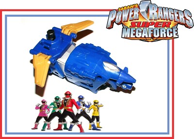 Super Megaforce _ Legendary Megazord _ Super Mega Jet / Blue Zord | eBay