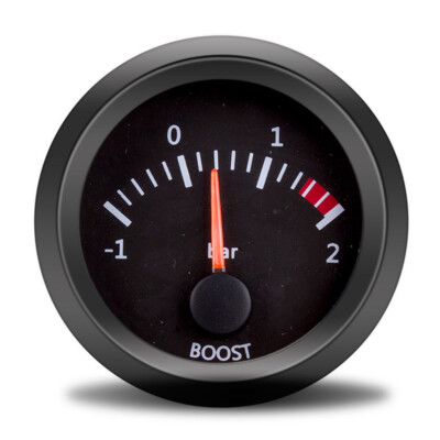 2" 52mm Car Auto Universal Pointer Bar Turbo Boost Gauge Meter -1~2 bar ...