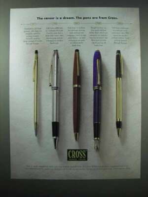 1997 Cross Pen Ad - The Career is a Dream | eBay
