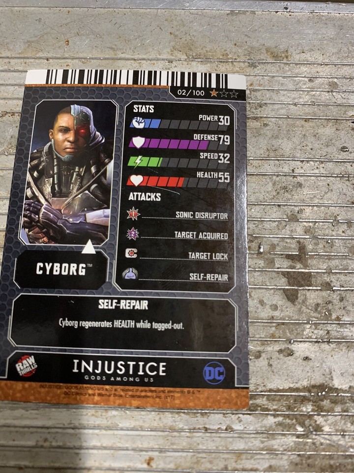 Injustice Card | eBay