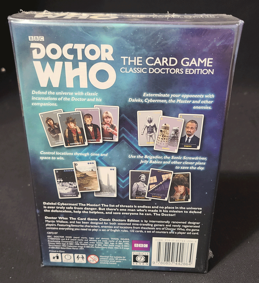 BBC Doctor Who The Card Game Classic Doctors Edition New Sealed | eBay