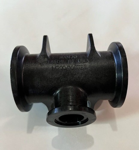 Banjo 2" Flanged Tee x 1" Tee Part # M200100TEE | eBay