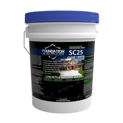 Armor SC25 Siliconate Water Repellent Concrete Sealer with Salt Guard ...