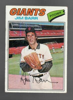 1977 Topps Jim Barr San Francisco Giants #609 Good (crease) | eBay