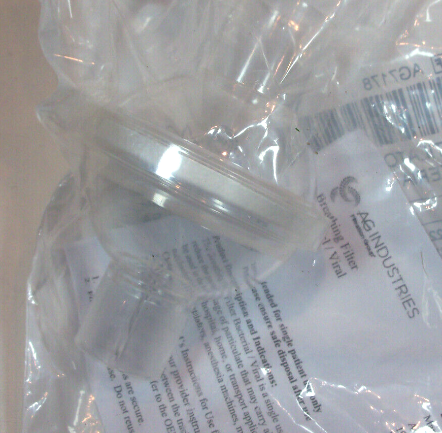 AG Industries Fit In Line AG7178 Universal Ventilator Expiratory Filter ...