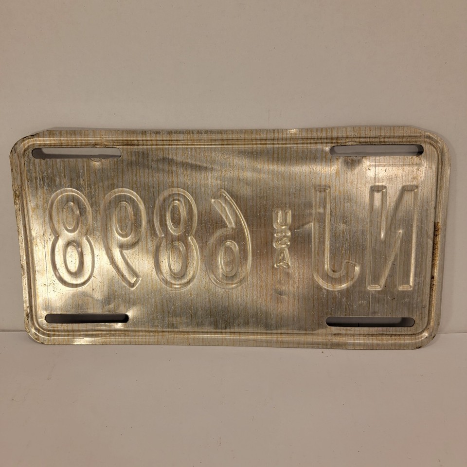 US FORCES IN GERMANY 1970s RARE VINTAGE # NJ USA 6898 RARE LICENSE ...