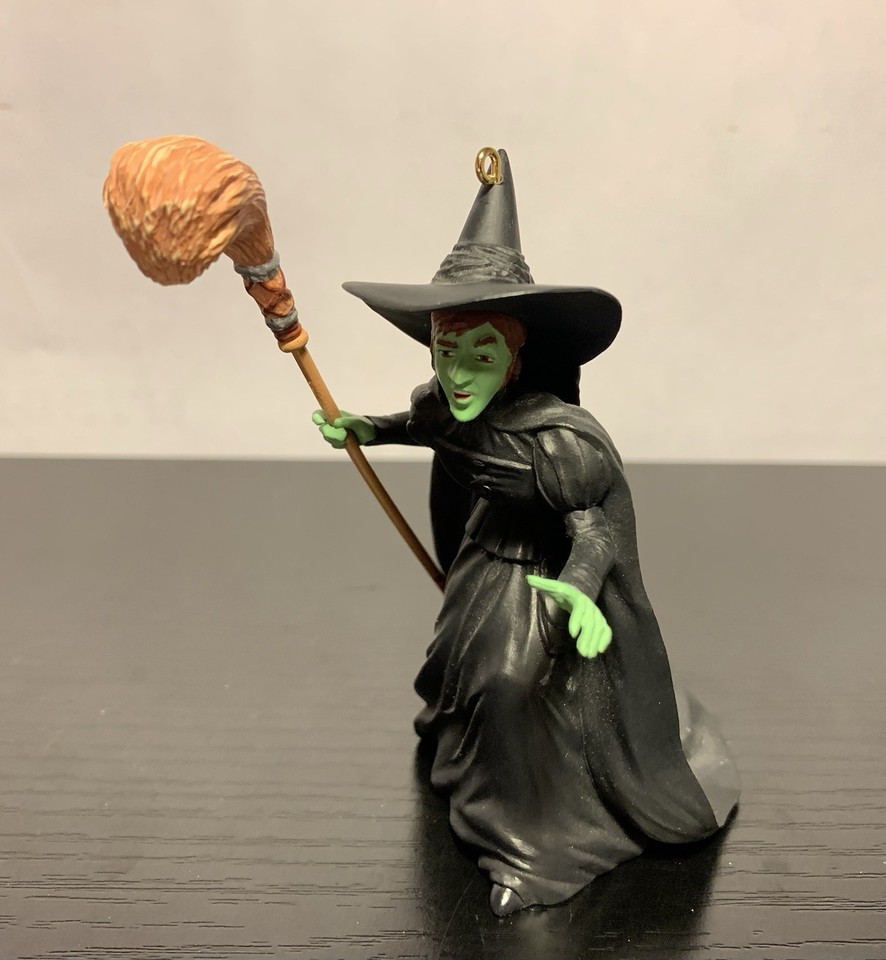 Wizard of oz Hallmark Christmas Ornament Lot Glinda Wicked Witch Tin ...