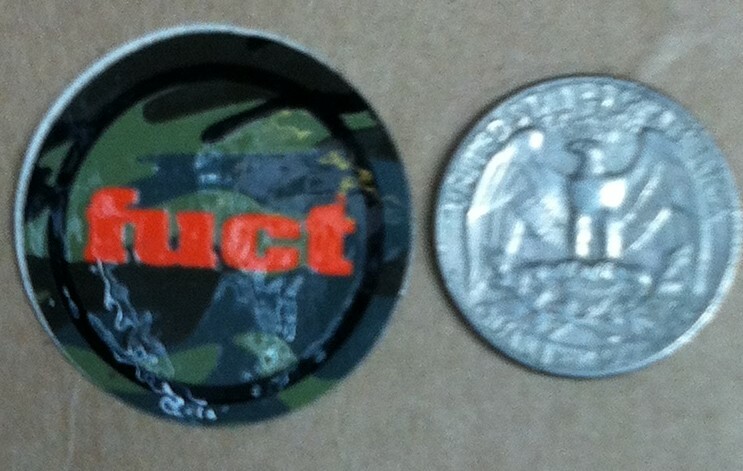 Vintage retro green camo Fuct skateboard stickers & decals | eBay