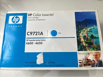 HP C9721A Toner Cartridge Cyan Genuine Original | eBay