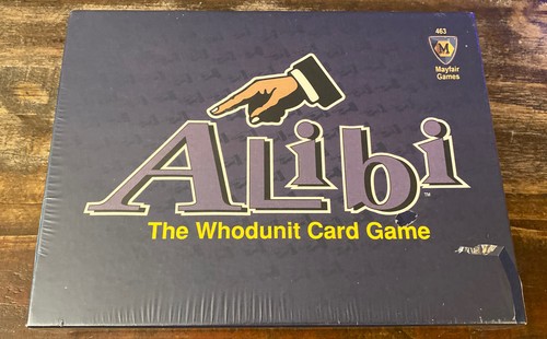 FACTORY SEALED / New In Box: Alibi The Whodunit Card Game (Mayfair) | eBay