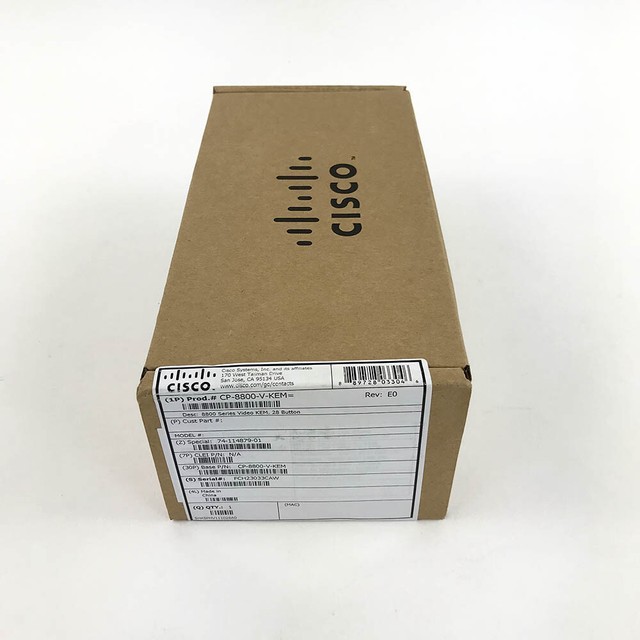 Cisco 8865 Sidecar Expansion Module (CP-8800-V-KEM) - New - Bulk | eBay