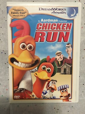 Chicken Run (DVD, 2000, Widescreen) w/ Read-along, Games, Hidden ...