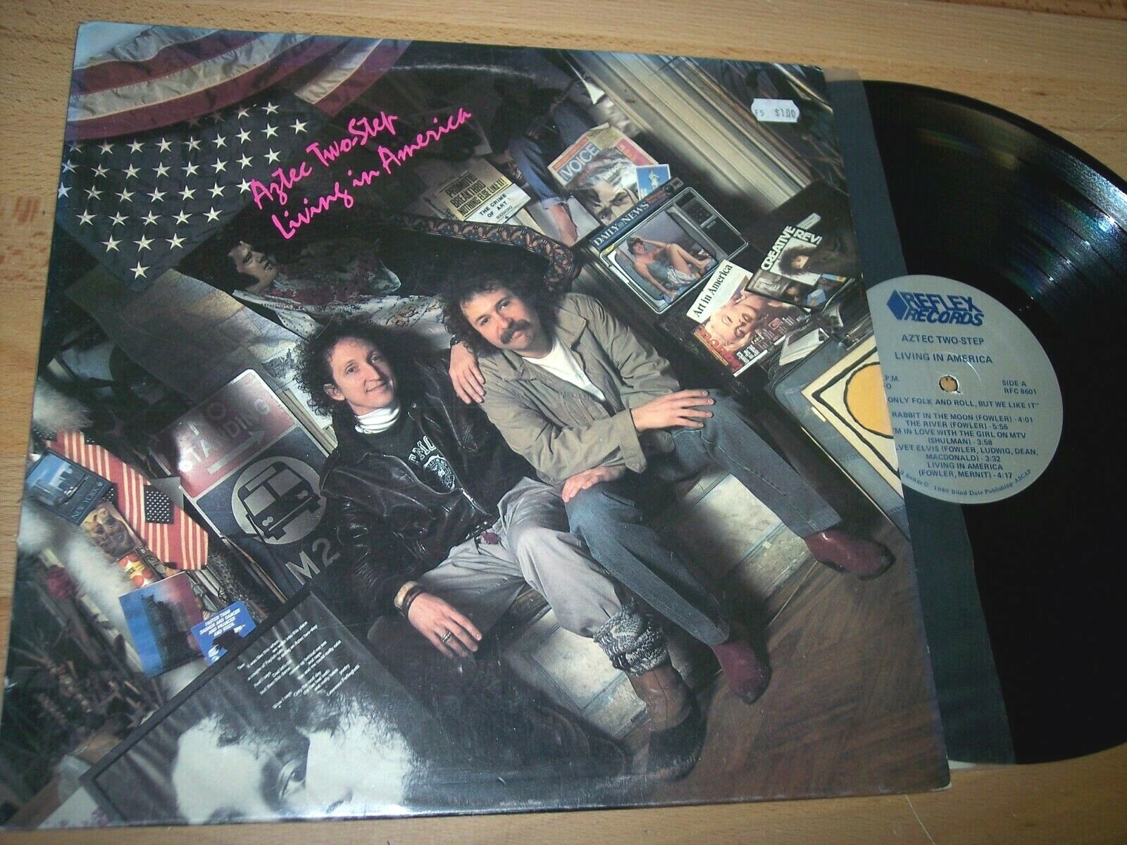 NM 1986 Aztec Two Step Living In America LP Album | eBay