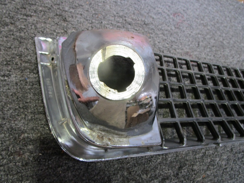 70 corvette die cast chrome plated front grille GM drivers side | eBay