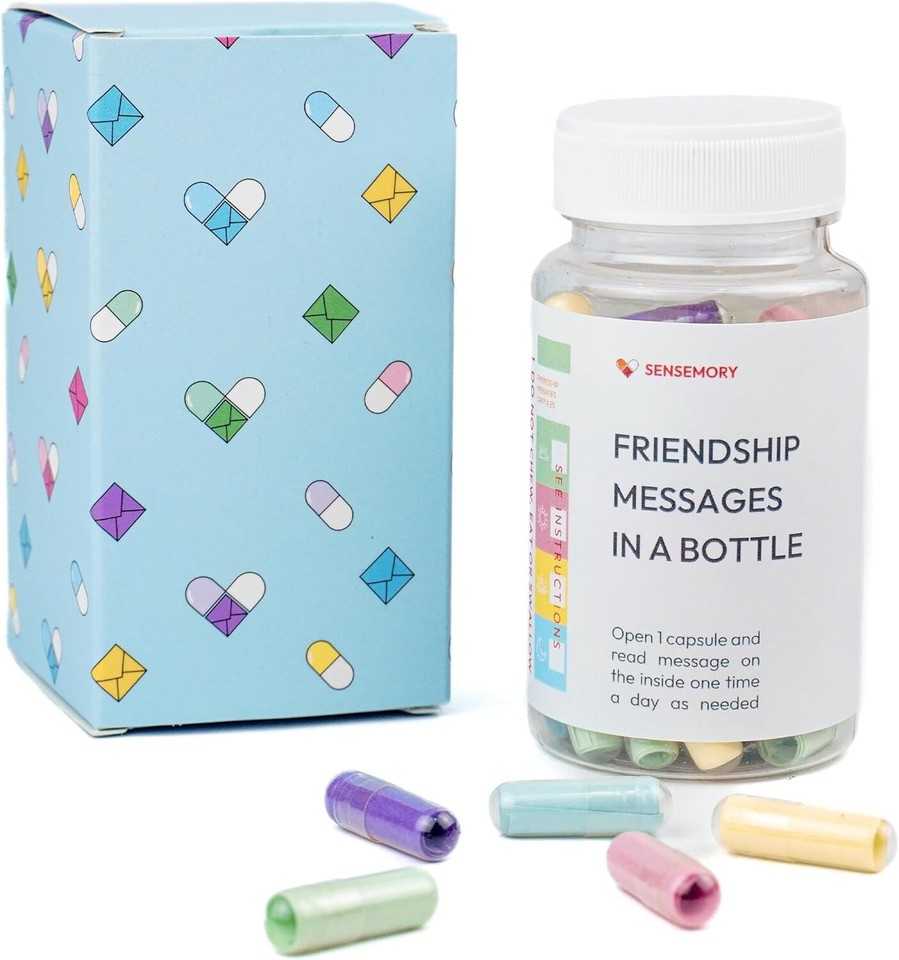 50 Friendship Capsule Letters Messages in a Bottle, for Women, BFF ...