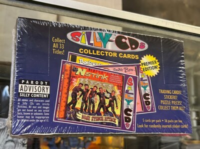 Silly CDs Trading Cards Premiere Edition 36 Packs Parody Cards 2001 ...