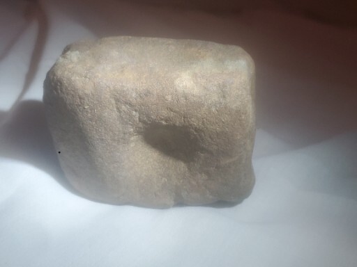 Native American Indian Ancient Artifact Grinding Mortar Fire Nutting ...