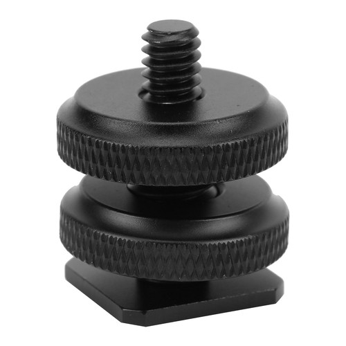 Camera Hot Shoe Mount Adapter 1/4 Inch Camera Mount Screw Flash Shoe To ...