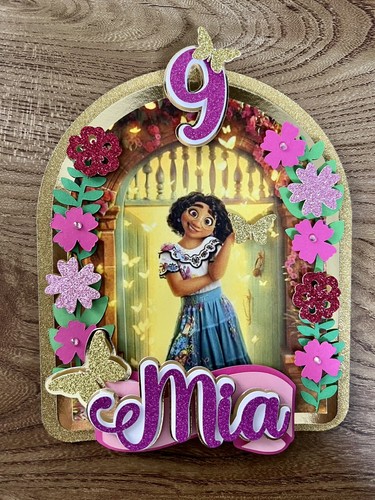 Personalised Layered Encanto Birthday cake topper Decoration - Any Age ...