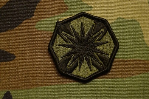 Authentic US Army 13th Corps Supt Cmd COSCOM BDU Subdued Sew On ...