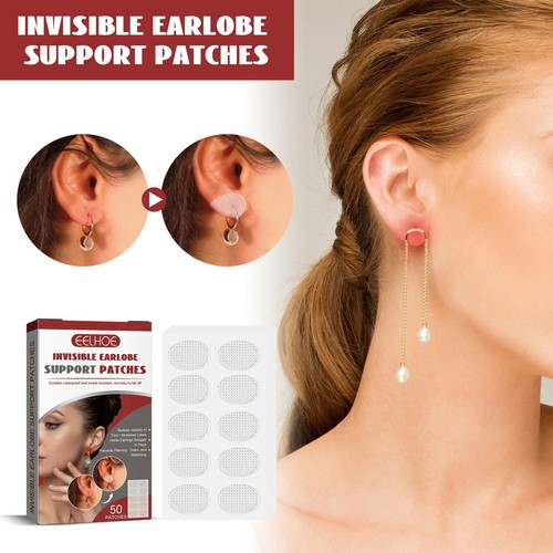 50* Invisible Earlobe Support Patches supporting ear patch | eBay
