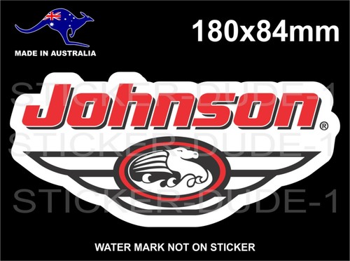 JOHNSON OUTBOARD STICKER | eBay
