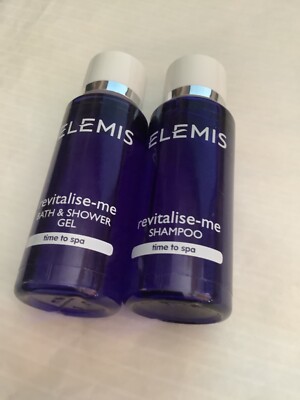 Elemis revitalise me bath & shower gel & shampoo set 30ml each travel ...