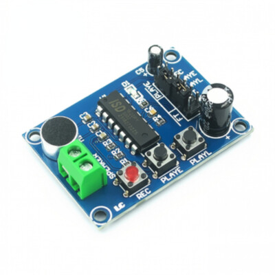 1PC NEW ISD1820 Recording voice module Blue PCB board | eBay