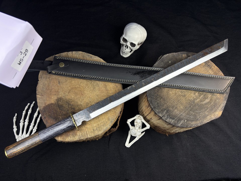 Hot Item AUS-8 Steel Sword Hard Wood Best Selling 2024 Brass Guard | eBay