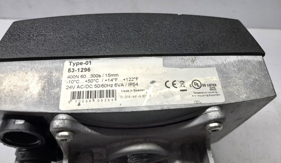 Frese Type-01 53-1296 Actuator 400N 60…300s / 15mm 24V AC/DC 50/60Hz ...