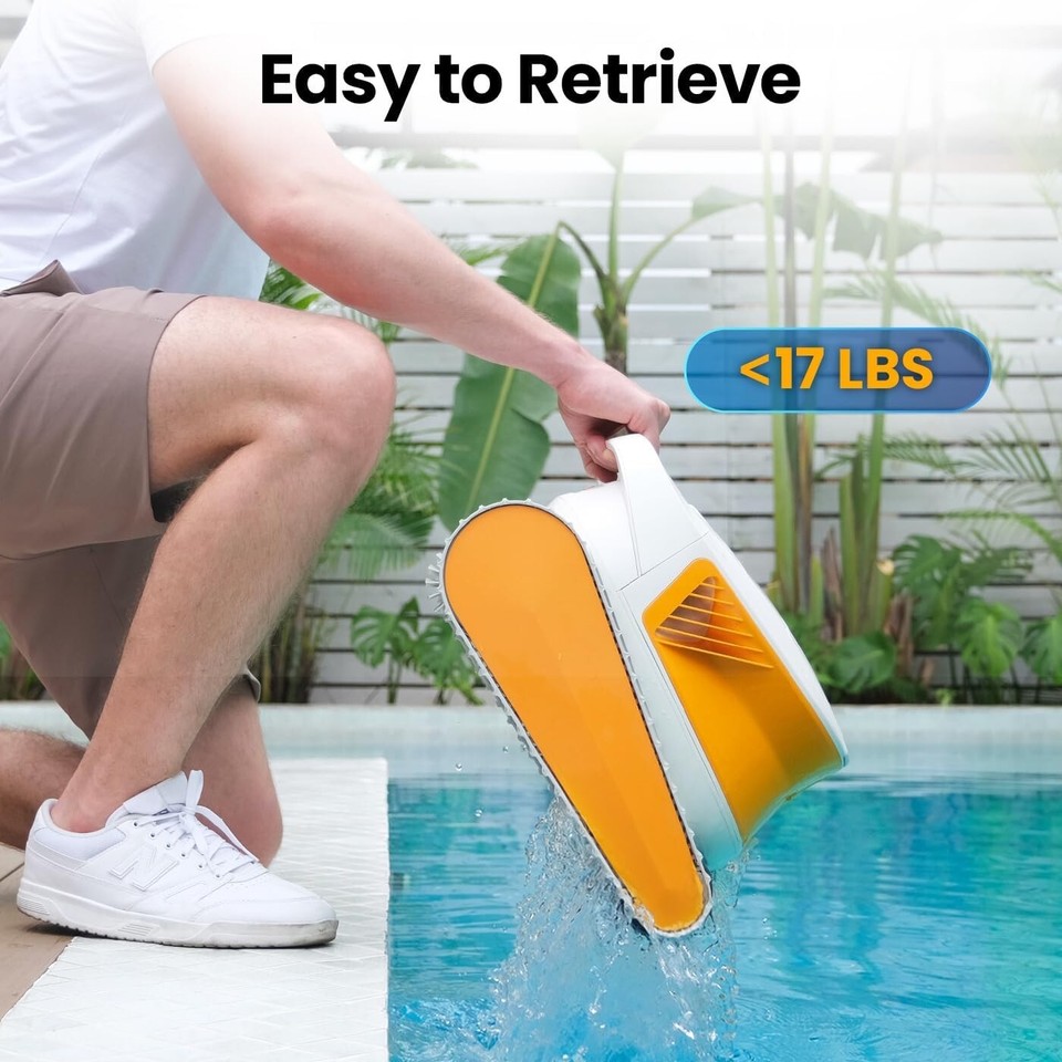 Poolmate Hydro 3 Robotic Pool Cleaner for Inground/Above Ground ...