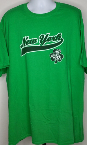 P/O New York Yankees Green Irish Clover T Shirt Size 3XL MLB A714 | eBay