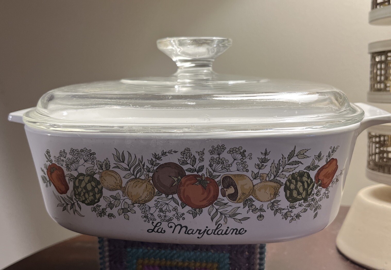 1977- 1985 CORNING WARE A-2-B La Marjolaine Spice of Life 2 QT W/ Lid ...