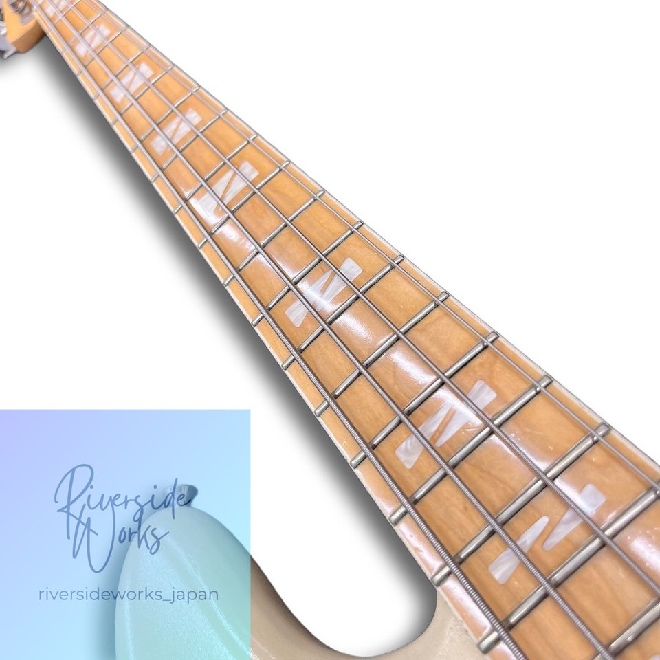 History Jazz Bass Type White Repainted? | eBay UK