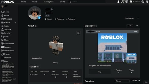 Roblox OG Account 2009 (Perfectly Legitimate Business Hat And Other ...
