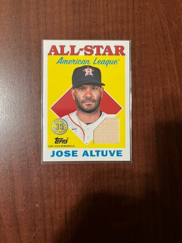 2023 Topps Series 2 - 1988 Topps All-Star Relics #88ASR-JA Jose Altuve ...