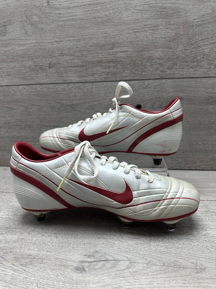 nike mercurial vapor 3 III white red vintage football boots size 5 SG ...