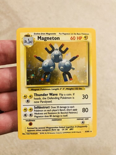 Magneton 9/102 Holo - Base Set Pokémon 1999 - MINT! 🔥 | eBay